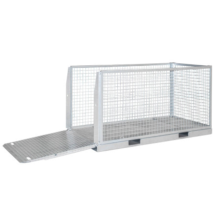 Box grillagé pour le transport de matériels. | Axess Industries