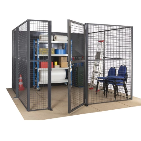 Box de stockage grillagé sécurisé. | Axess Industries