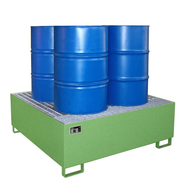 Bac de rétention acier 885 L – Haute capacité | Axess Industries