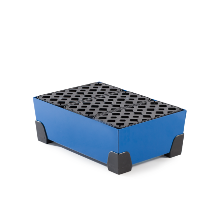 Bac de rétention acier revêtement époxy. Vol. 20 à 90 l | Axess Industries