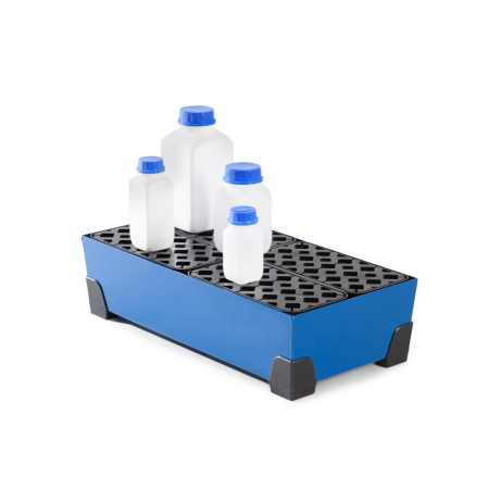 Bac de rétention acier revêtement époxy. Vol. 20 à 90 l | Axess Industries