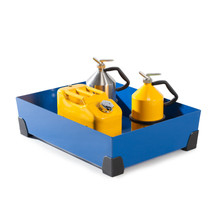 Bac de rétention acier revêtement époxy. Vol. 20 à 90 l | Axess Industries