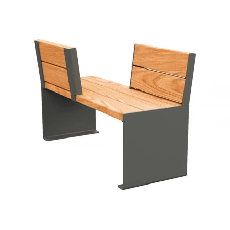 Banc face à face moderne | Banc public | Axess Industries