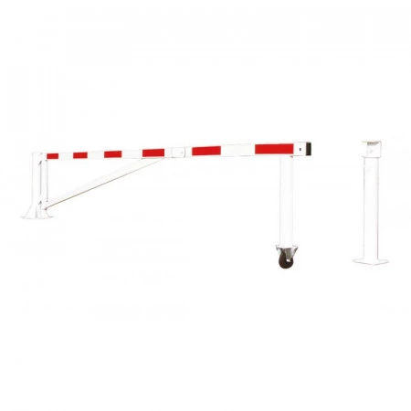 Barrière pivotante sur roue de grande longueur | Barrières et portiques ...