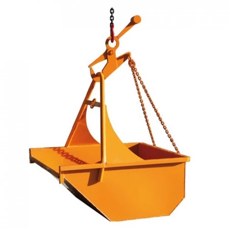 Benne à terre avec crochet contrepoids | Benne chantier | Axess Industries