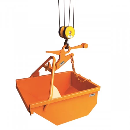 Benne à terre avec crochet contrepoids | Benne chantier | Axess Industries