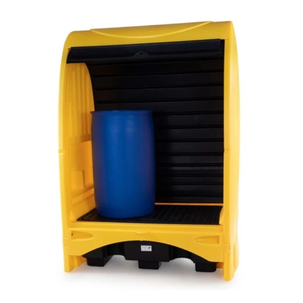 Box de rétention sécurisé en polyéthylène - de 2 à 4 fûts | Box de ...