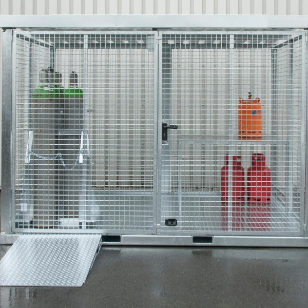 Conteneur grillagé pour bouteilles de gaz | Axess Industries