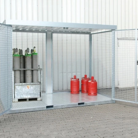 Conteneur grillagé pour bouteilles de gaz | Axess Industries