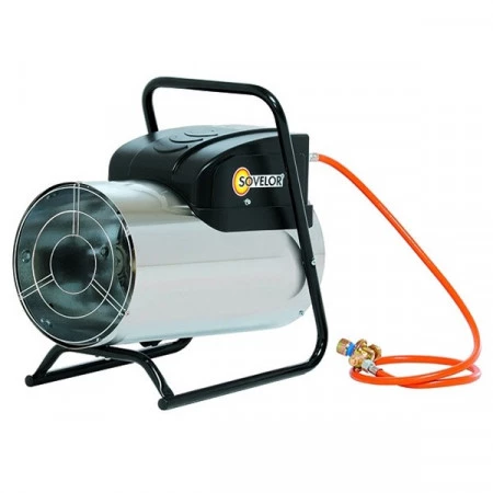 Chauffage mobile au gaz à air pulsé en inox | Chauffage de chantier et ...