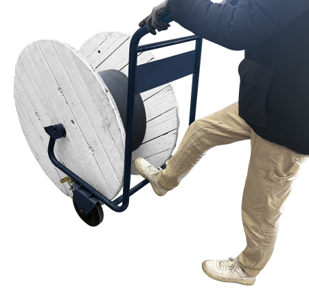 Chariot dérouleur de touret | Axess Industries