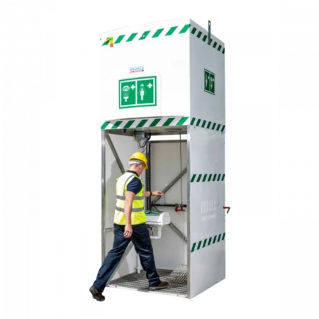 Douches de sécurité avec réservoir 1 500 L | Douche de sécurité | Axess ...