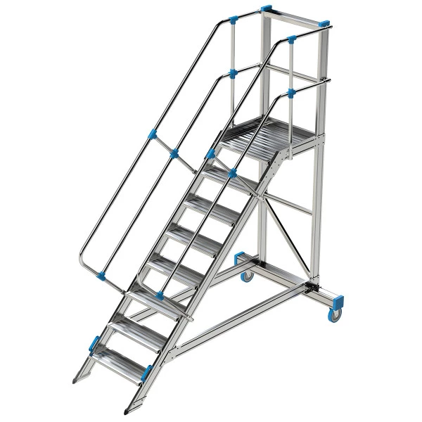 Plateforme mobile 45° avec 2 garde-corps | Axess Industries