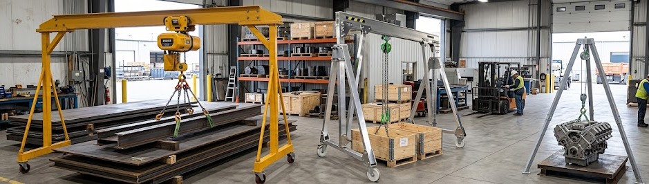 Portiques et tripodes de levage pour professionnels | Axess Industries