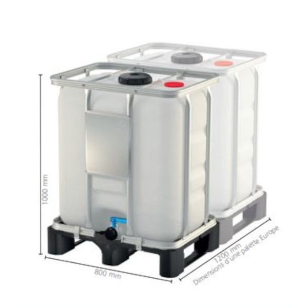 IBC UN 300 L avec palette plastique | IBC - Cuve Cubitainer | Axess ...