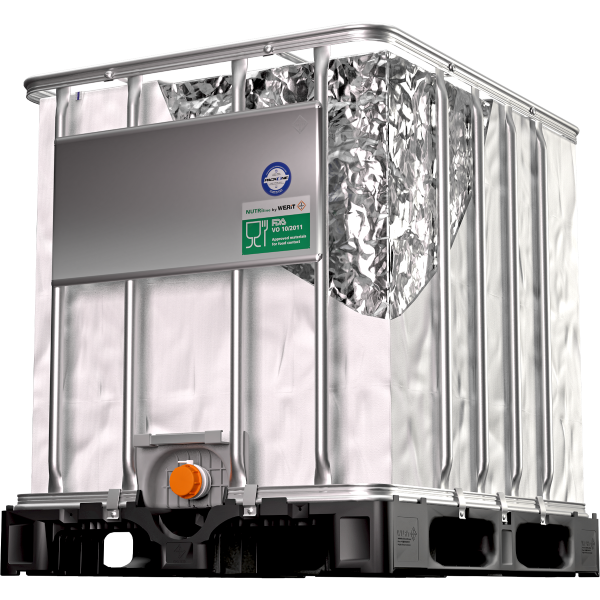 IBC alimentaire stérile 600 L | IBC - Cuve Cubitainer | Axess Industries