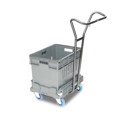 Pack : Préparation de commande | Chariot et Bac emboîtable gerbable | Axess Industries