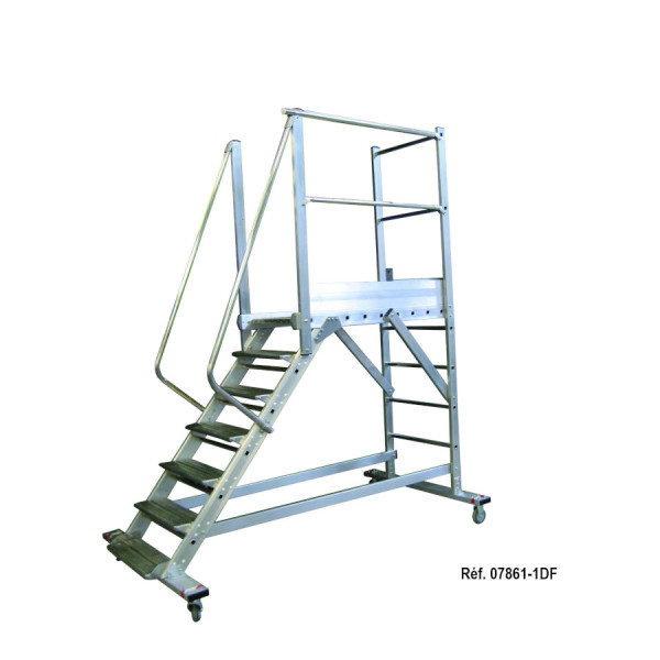 Passerelle mobile en inox 1 entrée | Passerelles | Axess Industries