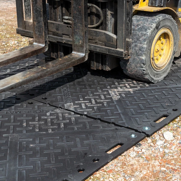 Plaque de roulage 45T à 2 faces antidérapantes | Plaques de calage et ...