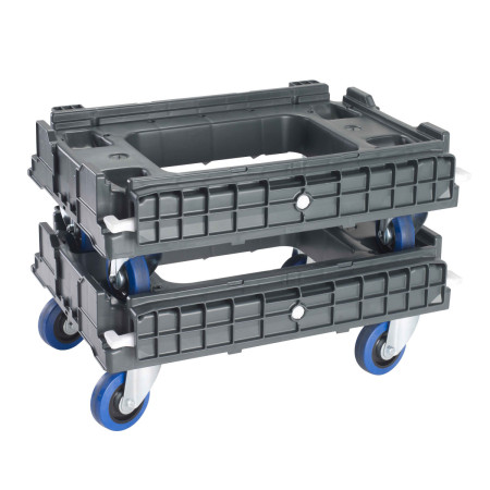 Plateau roulant porte-bacs 600x400 modulable | Axess Industries