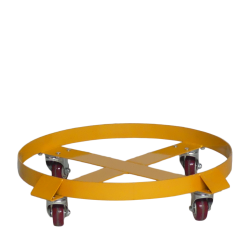 Plateau roulant rond à fût | Plateaux roulants pour fûts | Axess Industries