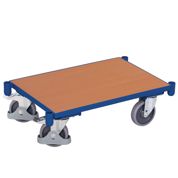 Plateau roulant modulaire en bois mélaminé | Plateaux roulants ...