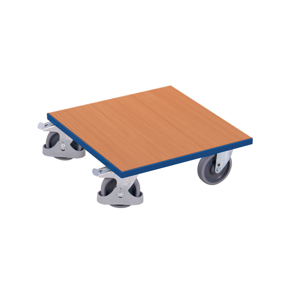 Plateau roulant en acier avec plateau bois | Plateaux roulants ...
