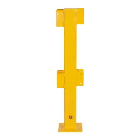 Poteau en acier pour barrière de protection | Protection des entrepôts ...