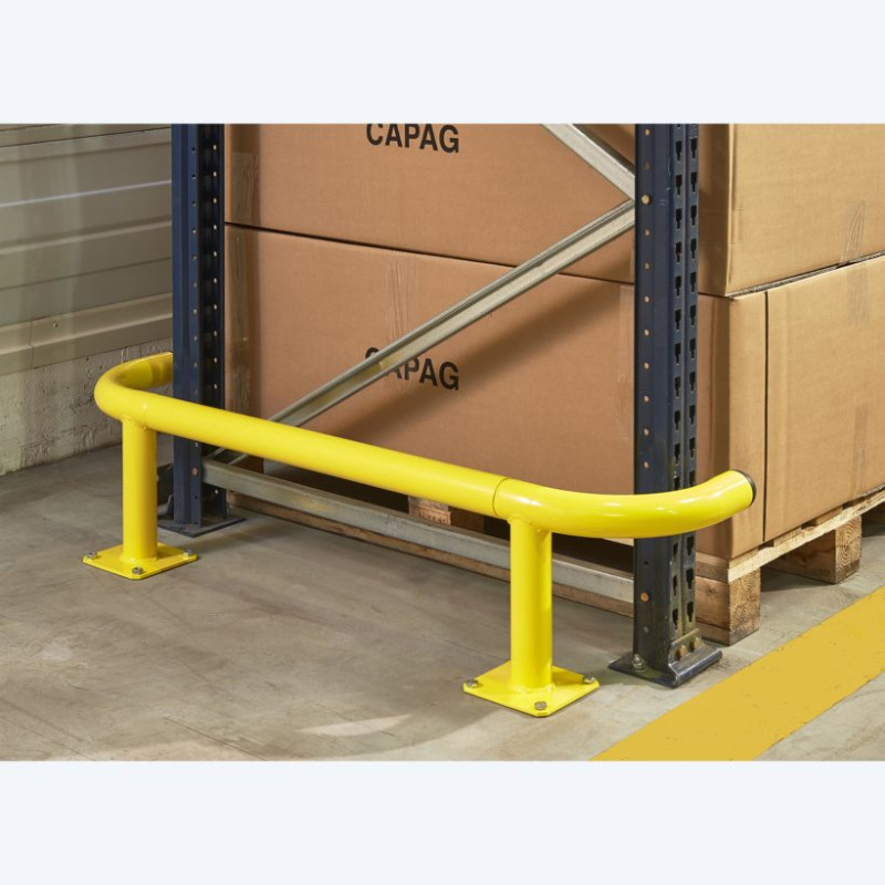 Null Rambarde de protection en caoutchouc percée Long. 2500 mm Haut. 150 mm