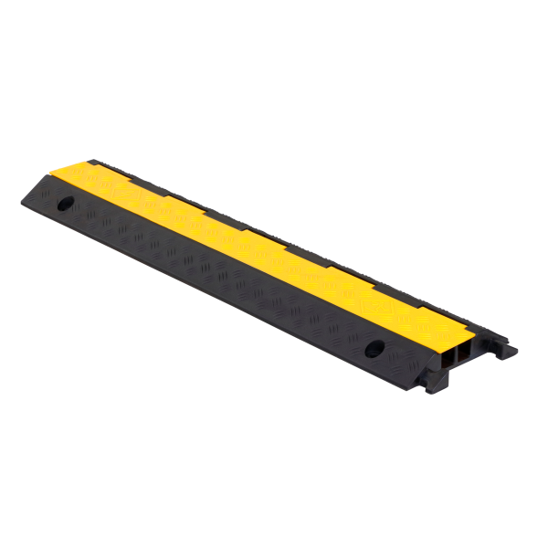 Passe Câble Modulaire 2 Canaux Avec Couvercle Protège Câble Et Protection Au Sol Axess