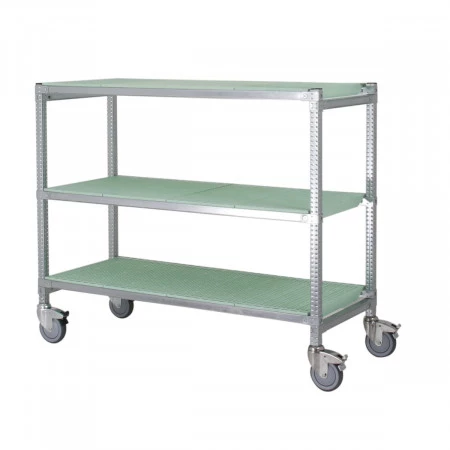 Rayonnage alimentaire mobile en inox | Rayonnage inox et rayonnage ...