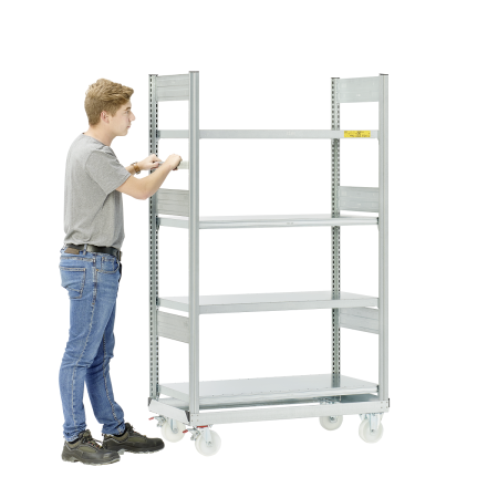Rack mobile sur roulettes - Charge 600 kg | Axess Industries