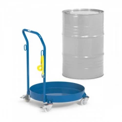 Plateau roulant rond à fût | Plateaux roulants pour fûts | Axess Industries