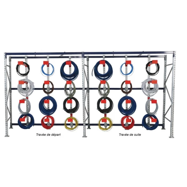 Rack à chutes | Stockage de bobines de câbles | Axess Industries