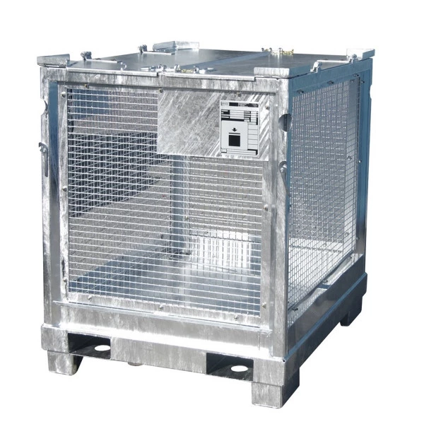 Bac de transport grillagé pour aérosols type STB 1000 | Stockage de ...