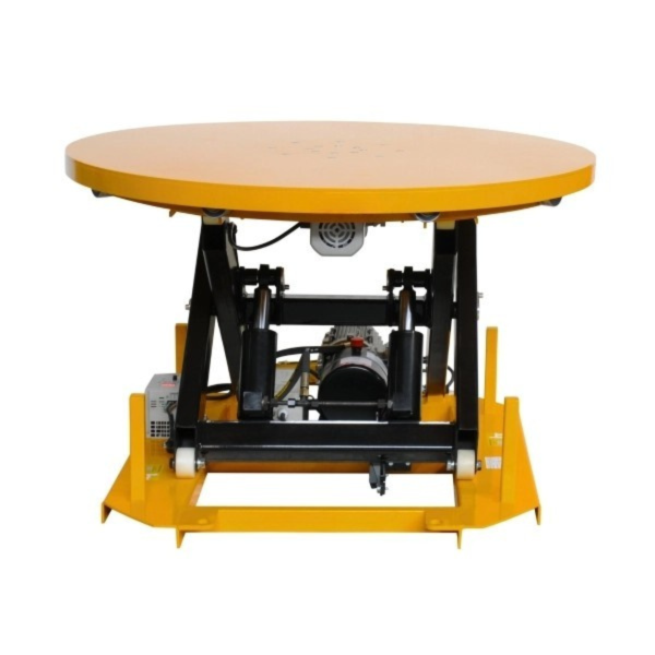 Table élévatrice avec plateau rotatif | Axess Industries