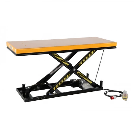 Table élévatrice électrique fixe grand plateau | Axess Industries