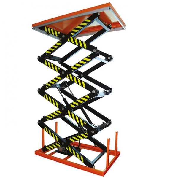Table élévatrice très haute levée - Quadruple ciseaux | Axess Industries