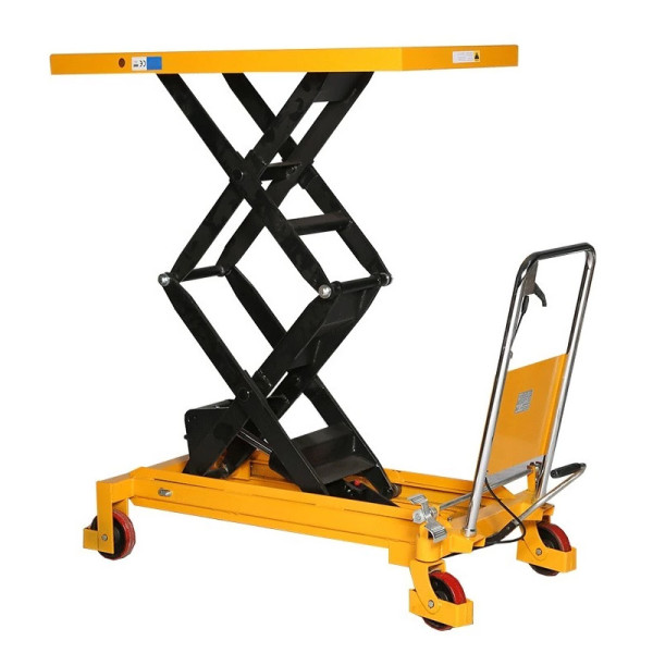 Table élévatrice manuelle double ciseaux | Axess Industries